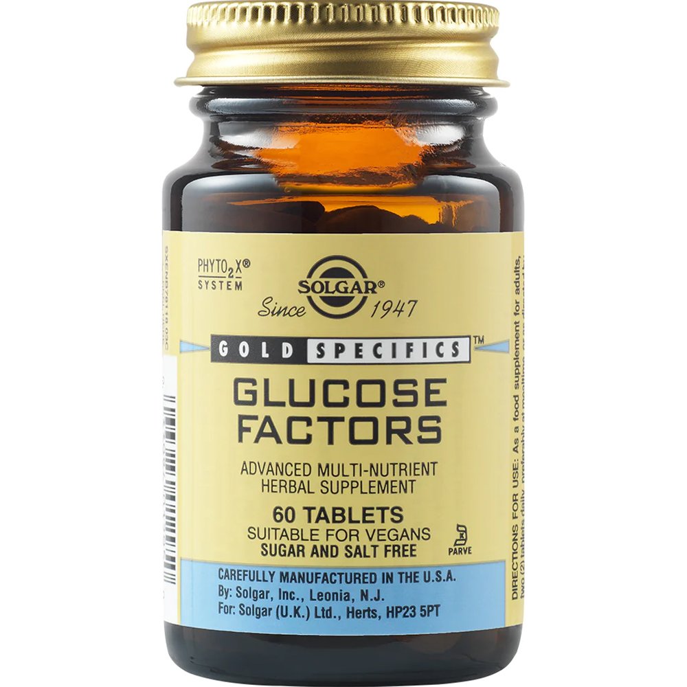 Solgar Glucose Factors 60tabs | Pharm24.gr