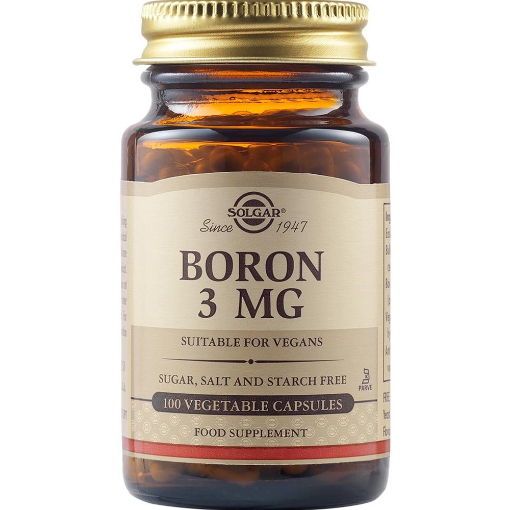 Solgar Boron 3mg, 100veg.tabs | Pharm24.gr