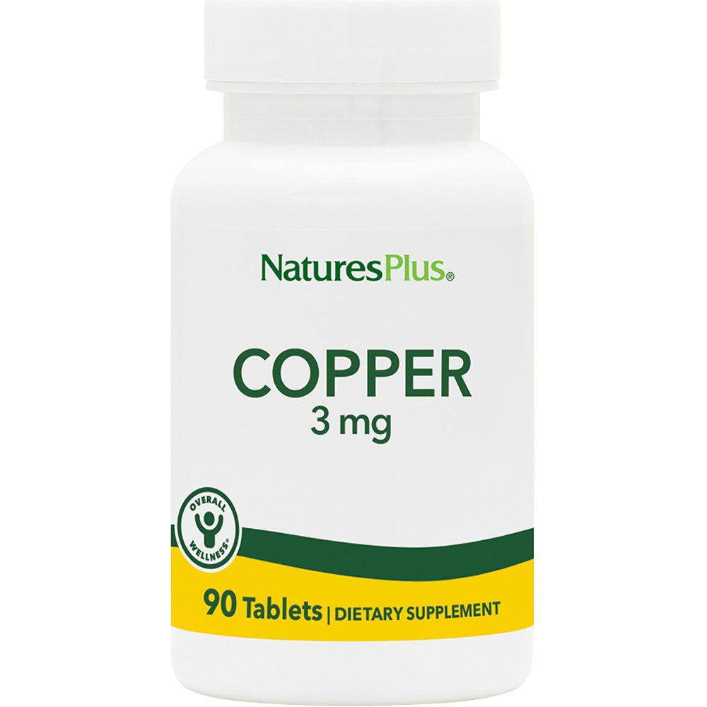 Natures Plus Copper 3mg 90tabs | Pharm24.gr