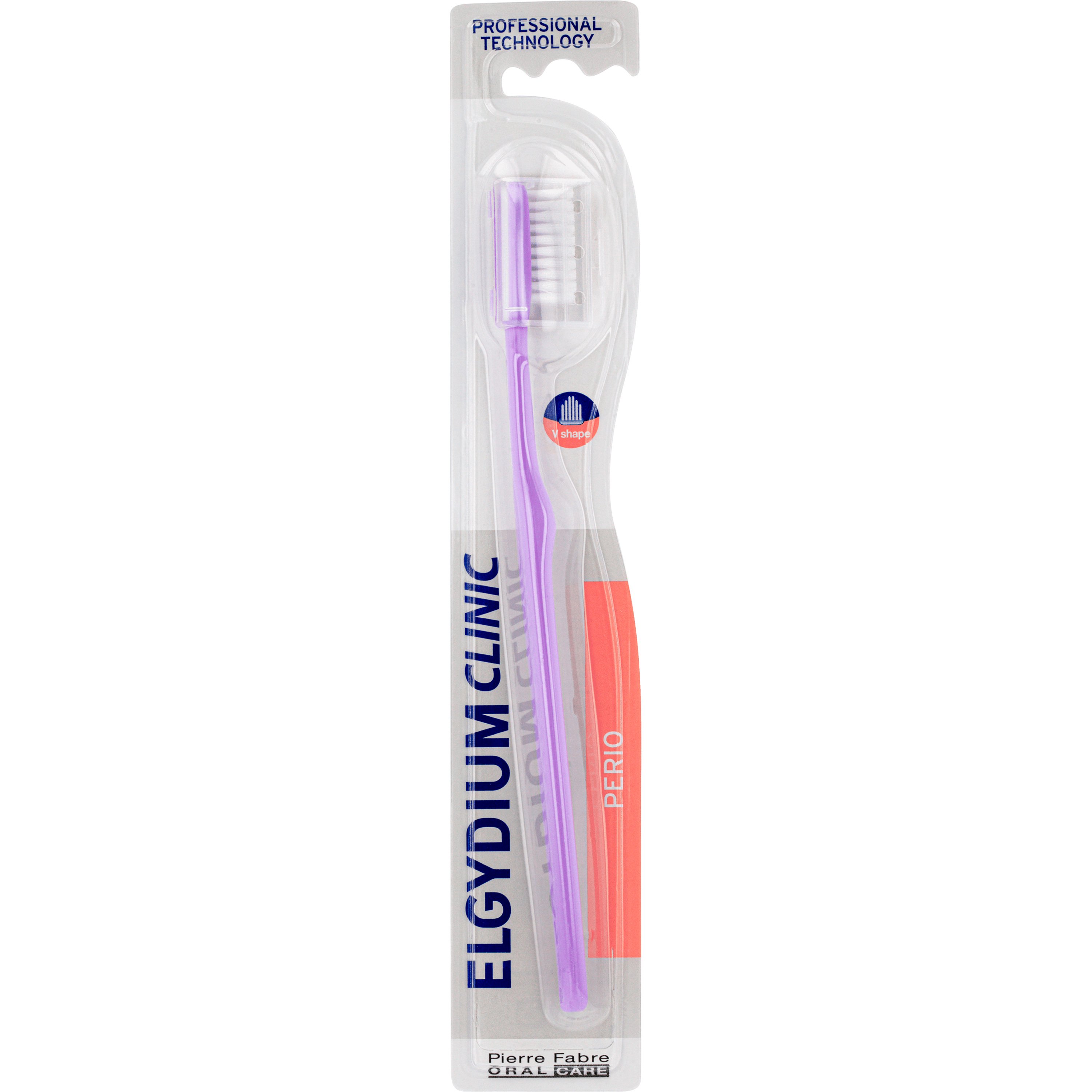 Elgydium Clinic Perio V-Shape Toothbrush 1 Τεμάχιο - Μωβ | Pharm24.gr