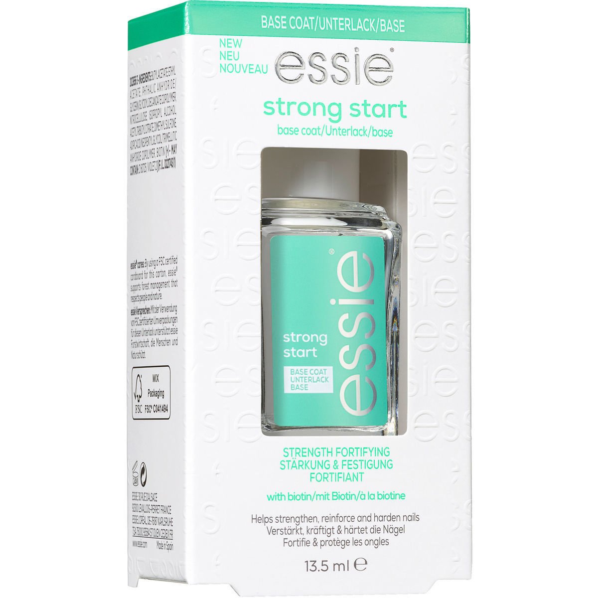 Essie Nail Care Strong Start Base Coat Νέα Βάση με Βιοτίνη για ...