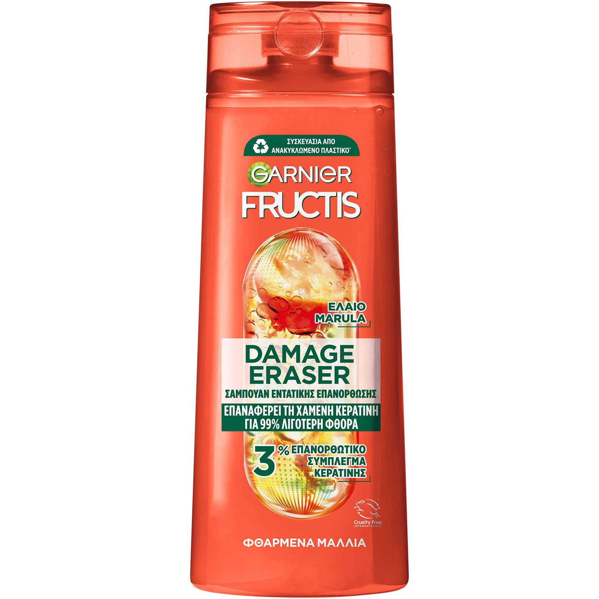 Garnier Fructis Damage Eraser Shampoo 400ml | Pharm24.gr
