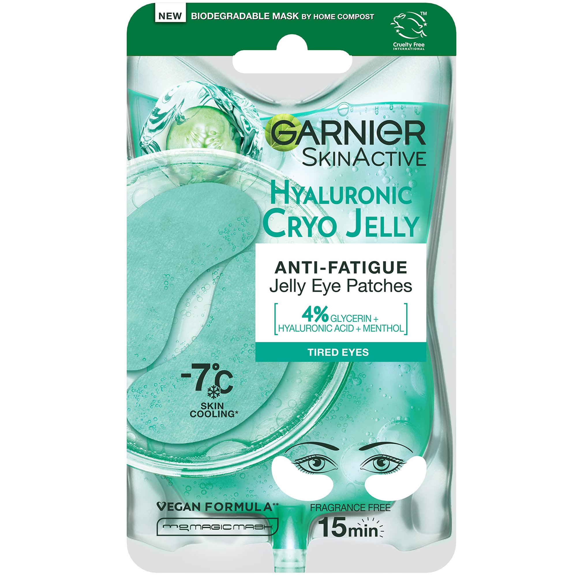 Garnier Skinactive Hyaluronic Cryo Anti-Fatigue Jelly Eye Patches 5g | Pharm24.gr
