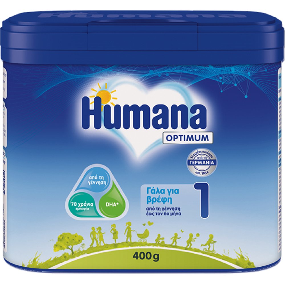 Humana Optimum Milk 1, 0-6m 400g | Pharm24.gr