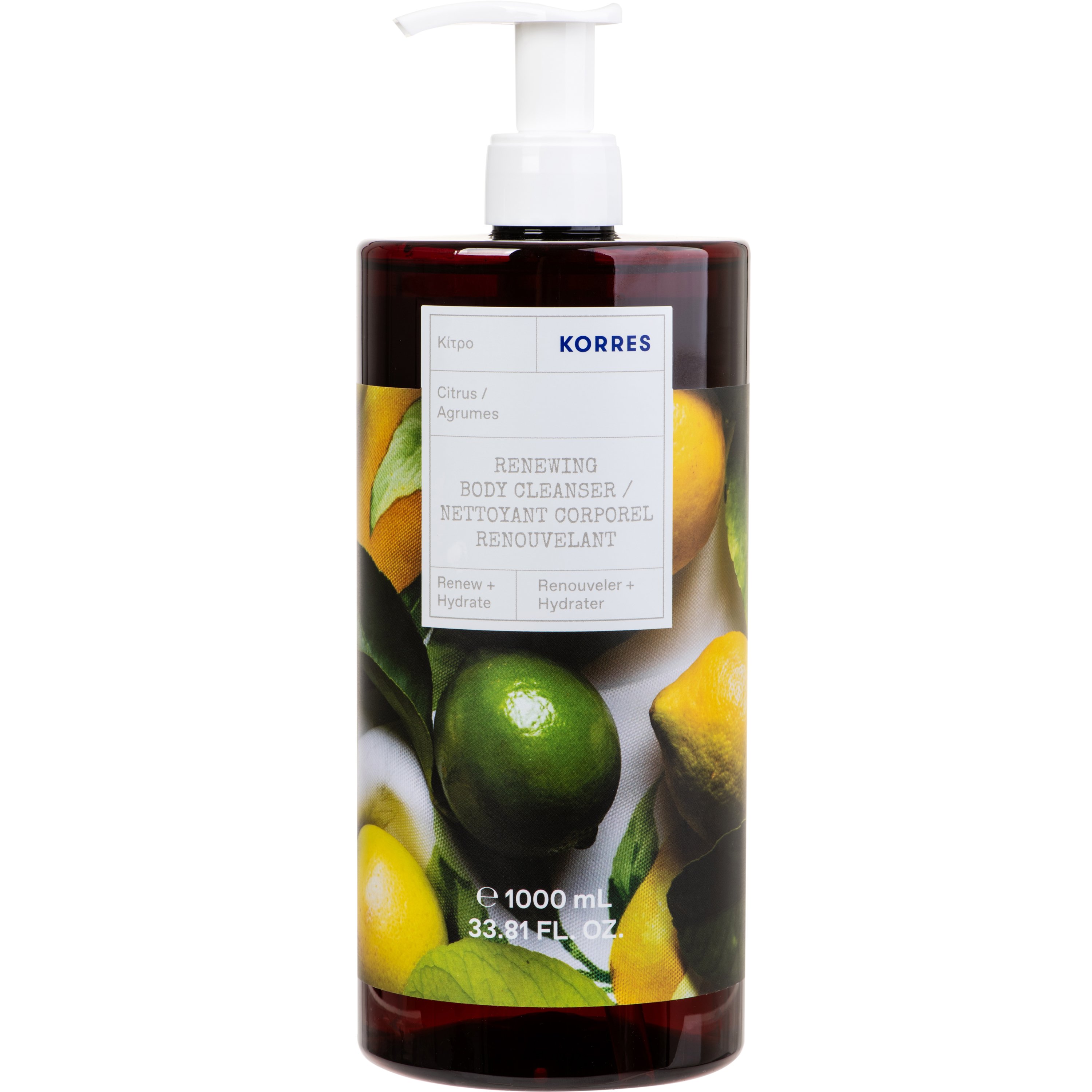Korres Renewing Body Cleanser Citrus Shower Gel 1000ml | Pharm24.gr