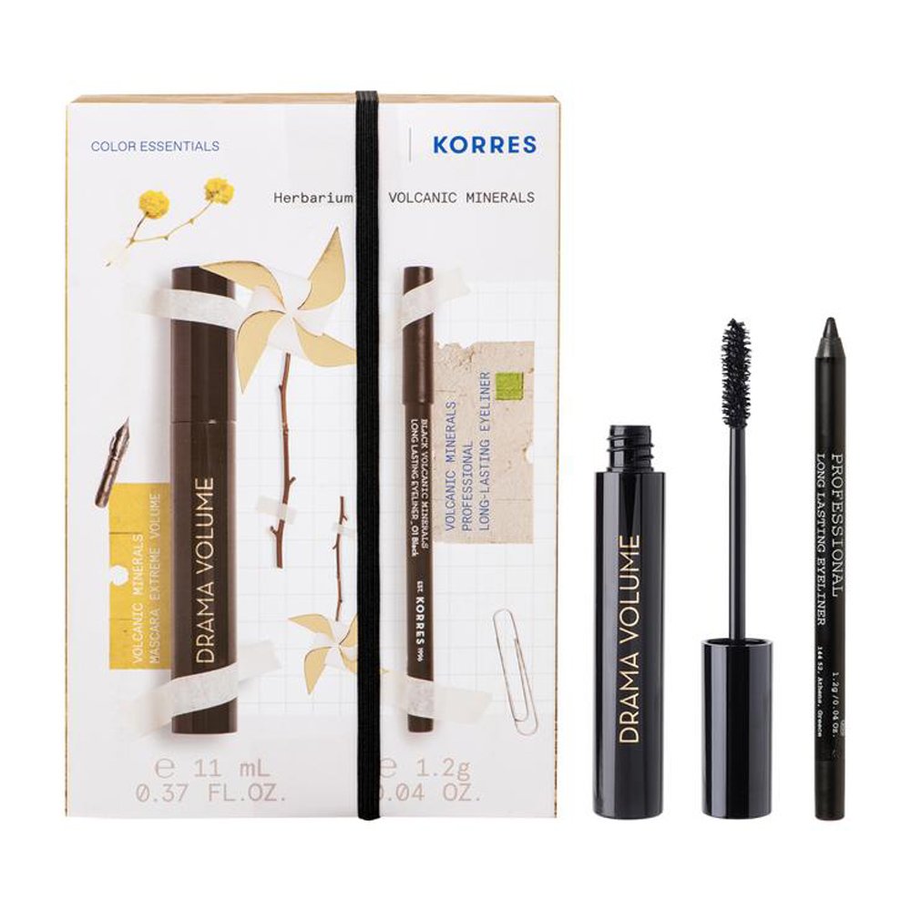 Korres Promo Volcanic Minerals Mascara Extreme Volume 11ml, 01 Black ...