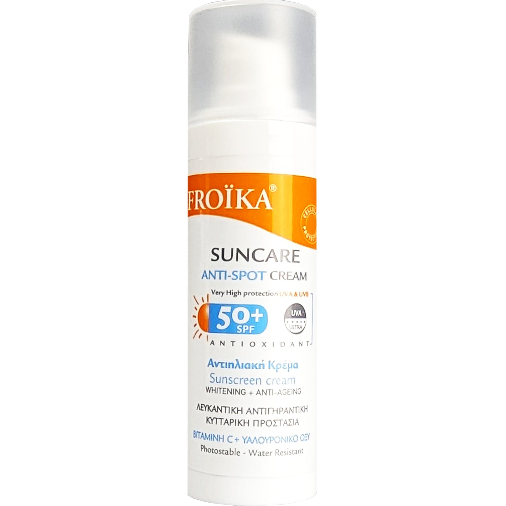Froika Suncare Anti-Spot Cream Spf50+, 30ml | Pharm24.gr