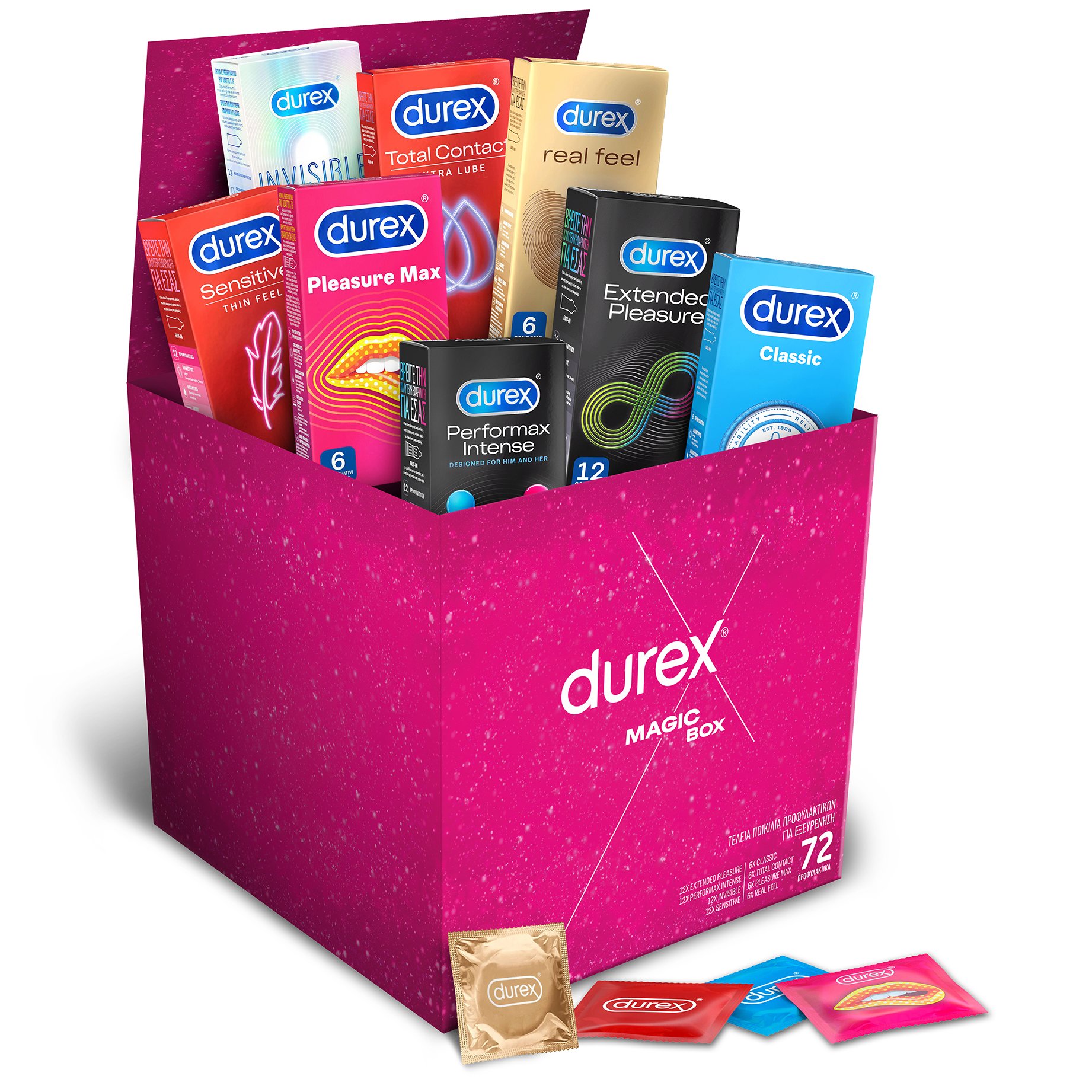 Durex Magic Box 72 Τεμάχια | Pharm24.gr