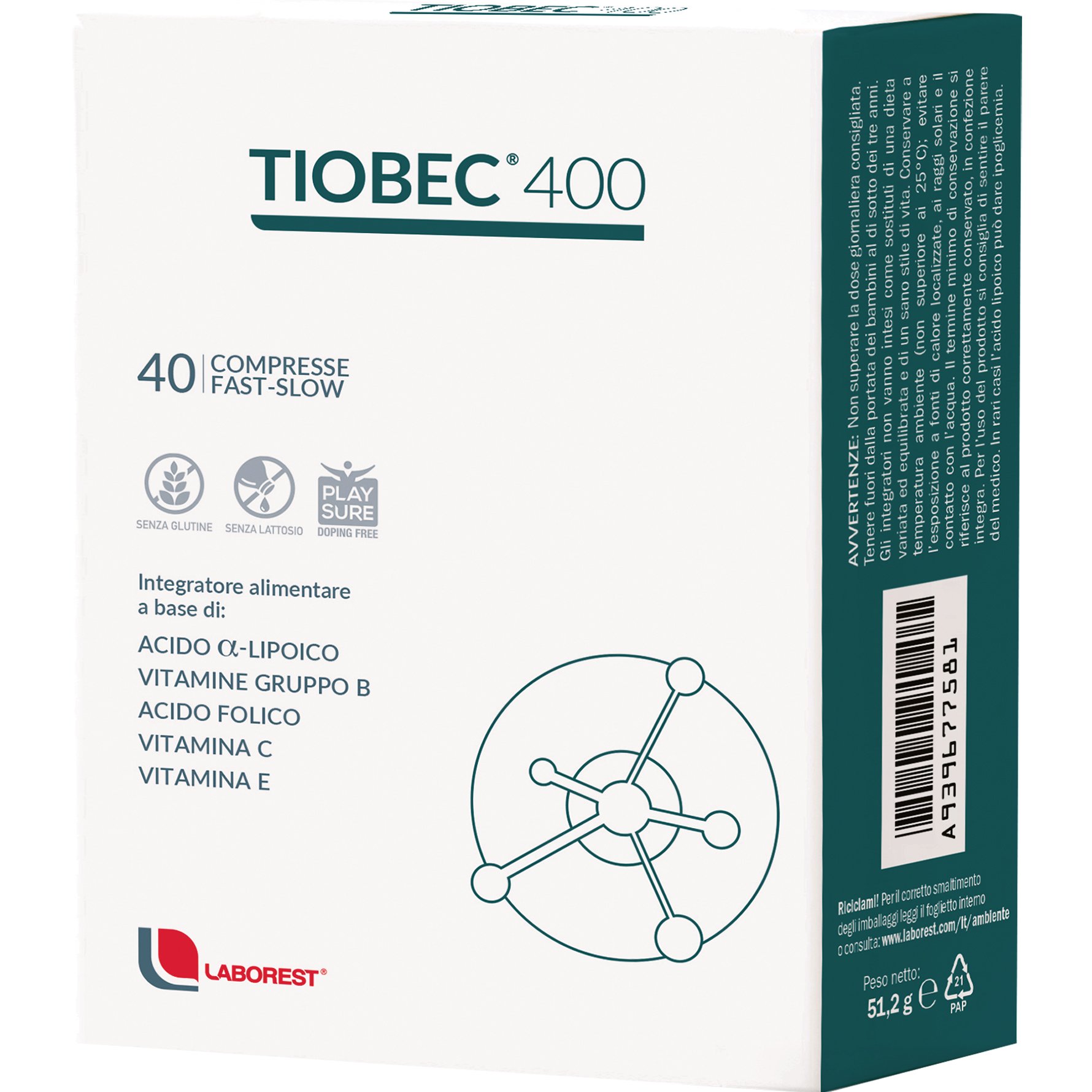 Laborest Tiobec 400, 40tabs | Pharm24.gr