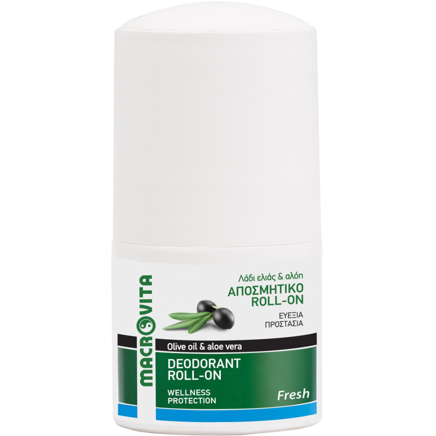Macrovita Fresh Deoderant Roll-on with Olive Oil & Aloe Vera 50ml ...