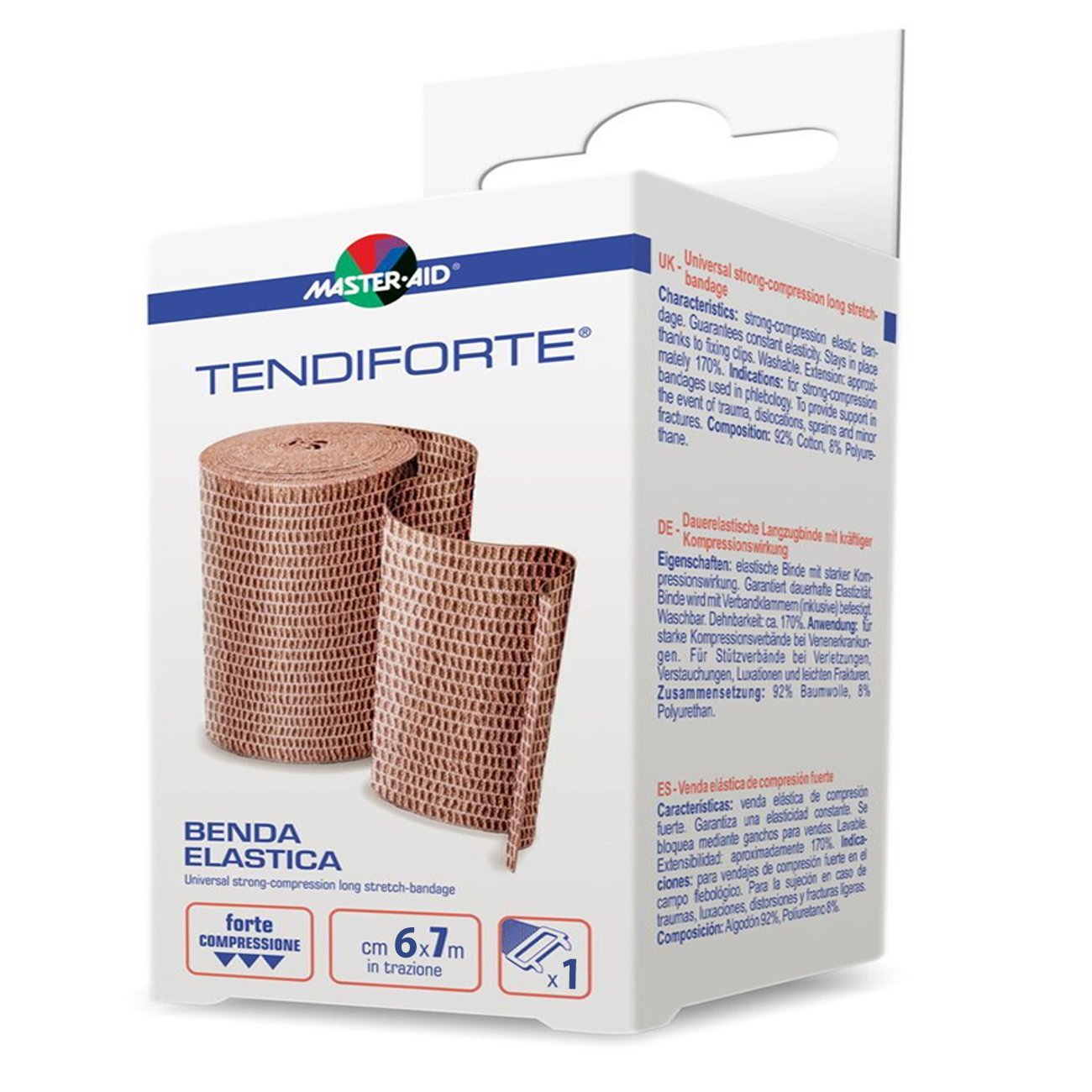 Master Aid Tendiforte Benda Elastica Universal Strong-Compression Long ...