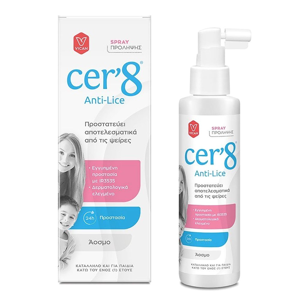 Cer'8 Anti-Lice Prevent Spray 150ml | Pharm24.gr