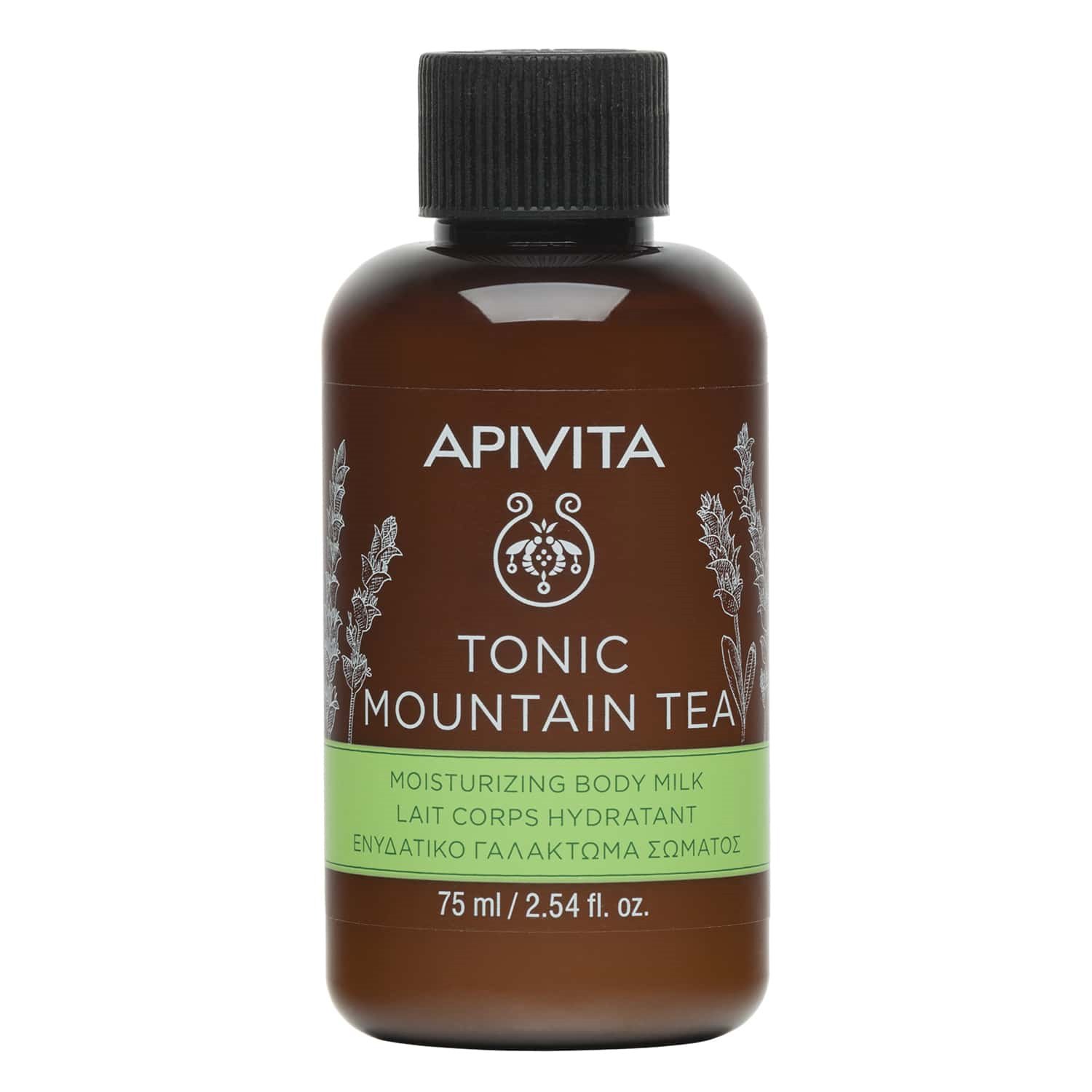 Apivita Tonic Mountain Tea Moisturizing Body Milk Travel Size 75ml | Pharm24.gr