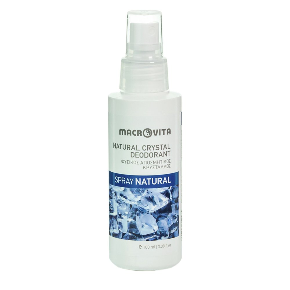 Macrovita Natural Crystal Deodorant Spray Natural 100ml | Pharm24.gr
