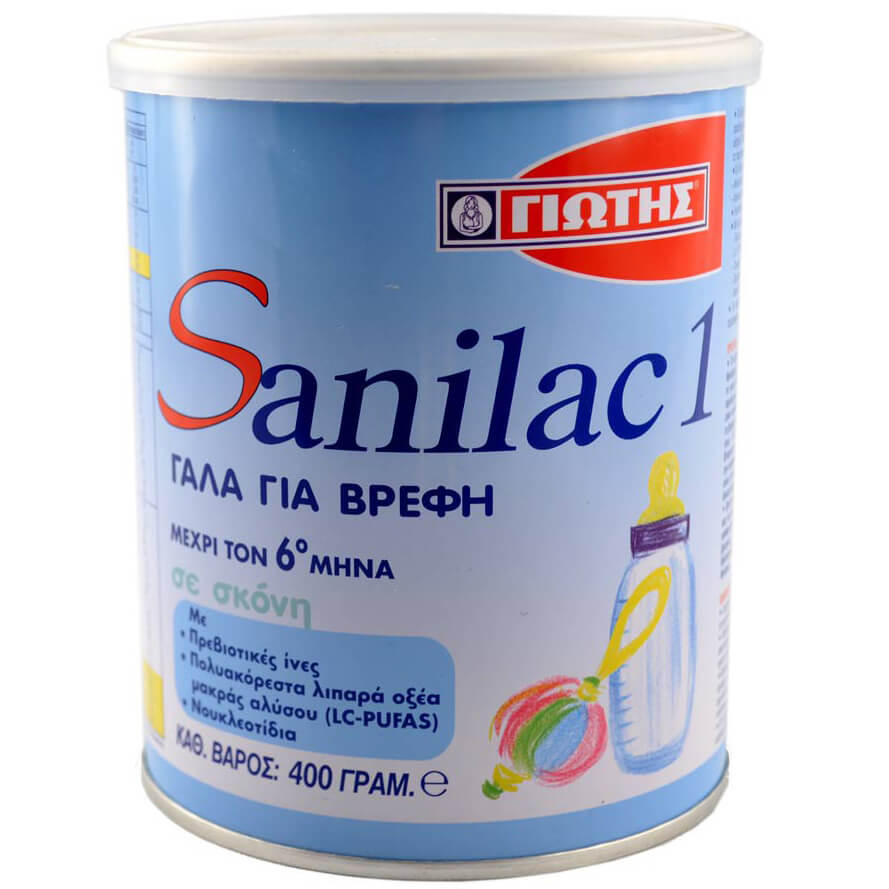 Sanilac 1 Infant Milk 400g | Pharm24.gr